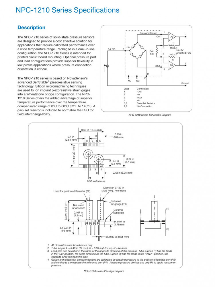 NPC-1210 datasheet page 2