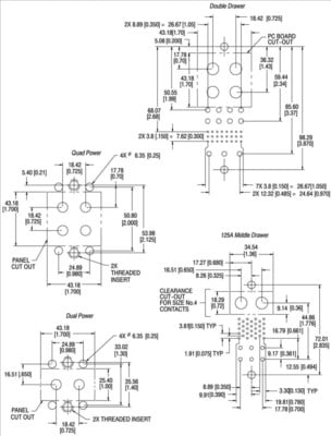 TE Connectivity 1648569-1 Backplane Connector Housing for sale