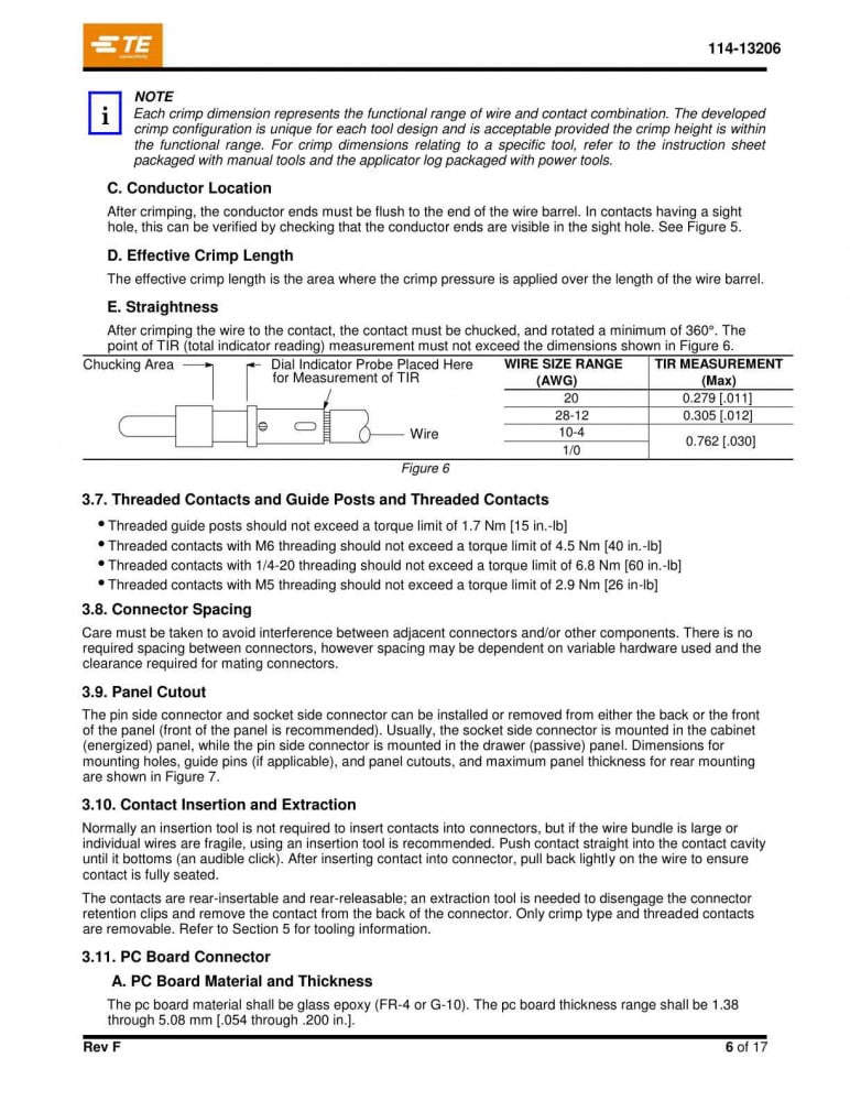TE Connectivity 1648569-1 technical document page 6