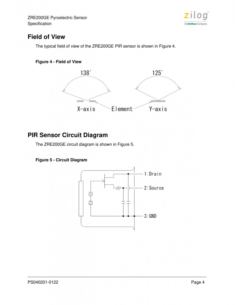 ZRE200GE specification document, page 7