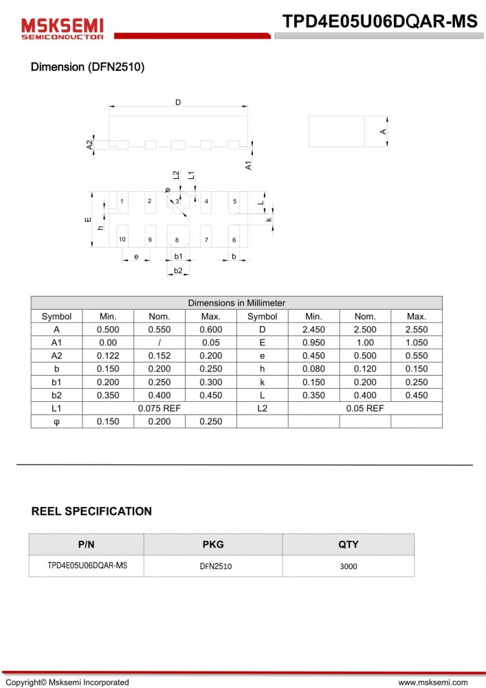 TPD4E05U06DQAR-MS datasheet page 6