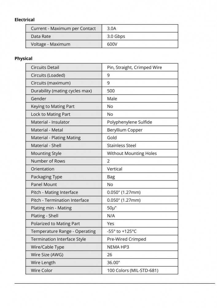 MM-215-009-161-00WR technical document page 2