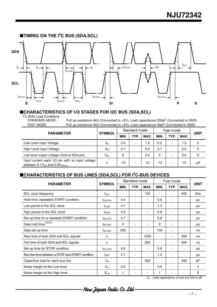 NJU72342 datasheet page 7