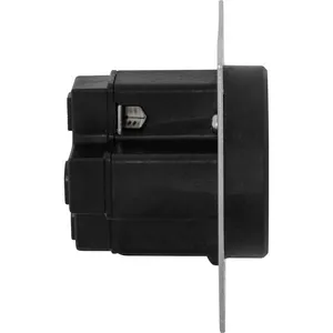 Straight Blade Devices, Receptacles, RTP, Industrial Grade, 3-Pole 4-Wire Grounding, 50A 125/250V, 14-50R, Black, Single Pack. for sale