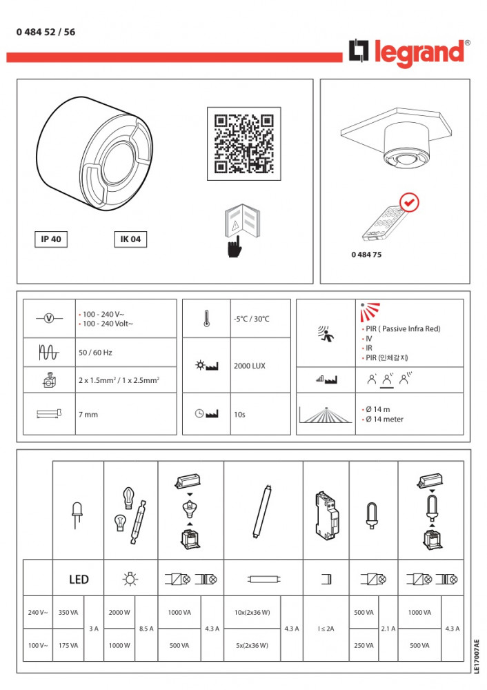 Legrand 048456 document page 1