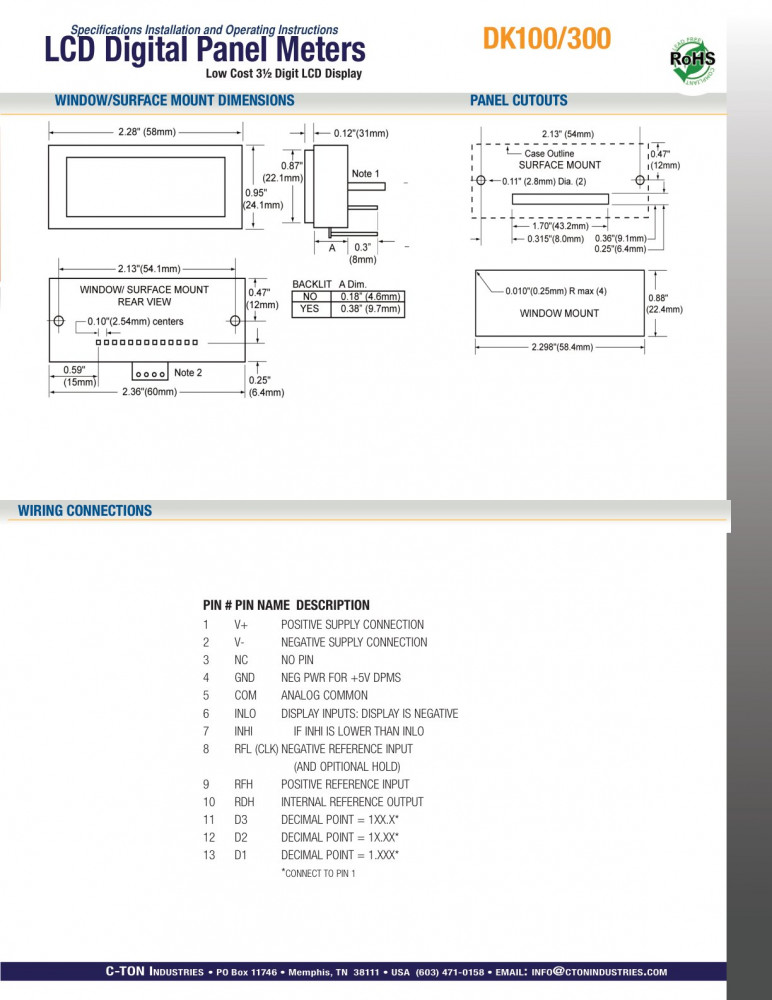DK301 technical document page 2