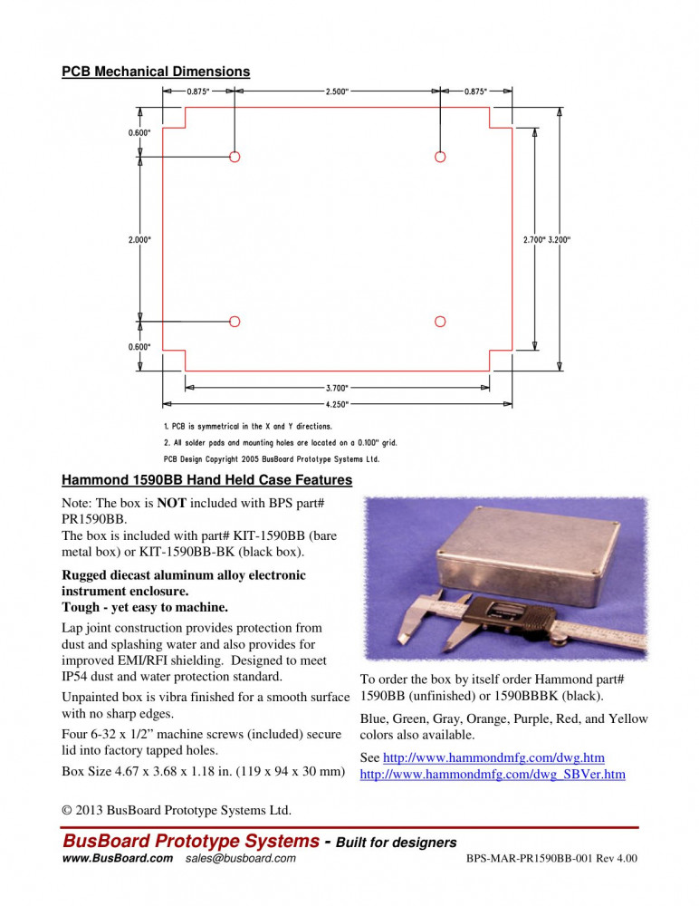 KIT-1590BB technical document, page 3
