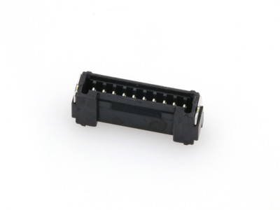2.00mm Pitch, Micro-Lock Plus PCB Header, Single Row, Right-Angle, Surface Mount, 0.76µm Gold Plating, Positive Lock, 3 Circuits, Low-Halogen, Black