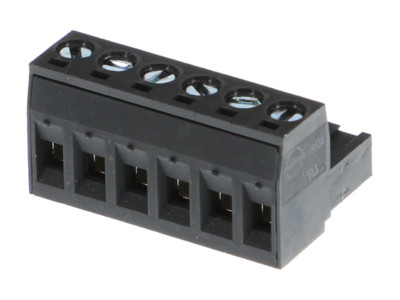 5.08mm Pitch Eurostyle Horizontal Plug, Green Housing, 6 Circuits