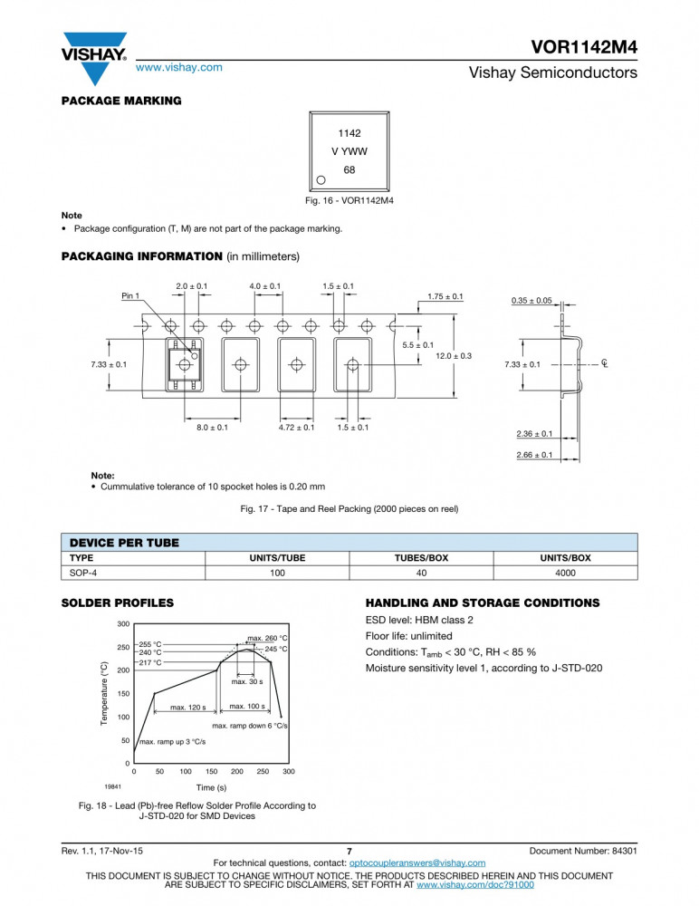VOR1142M4 datasheet page 7