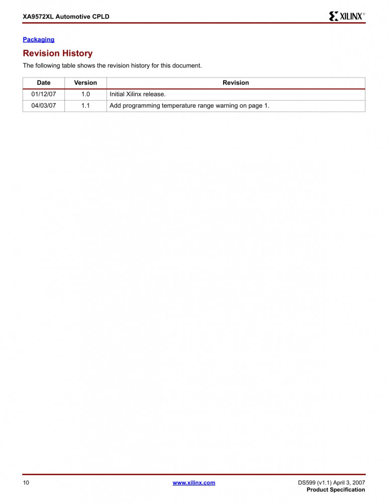XA9572XL DS599 page 10