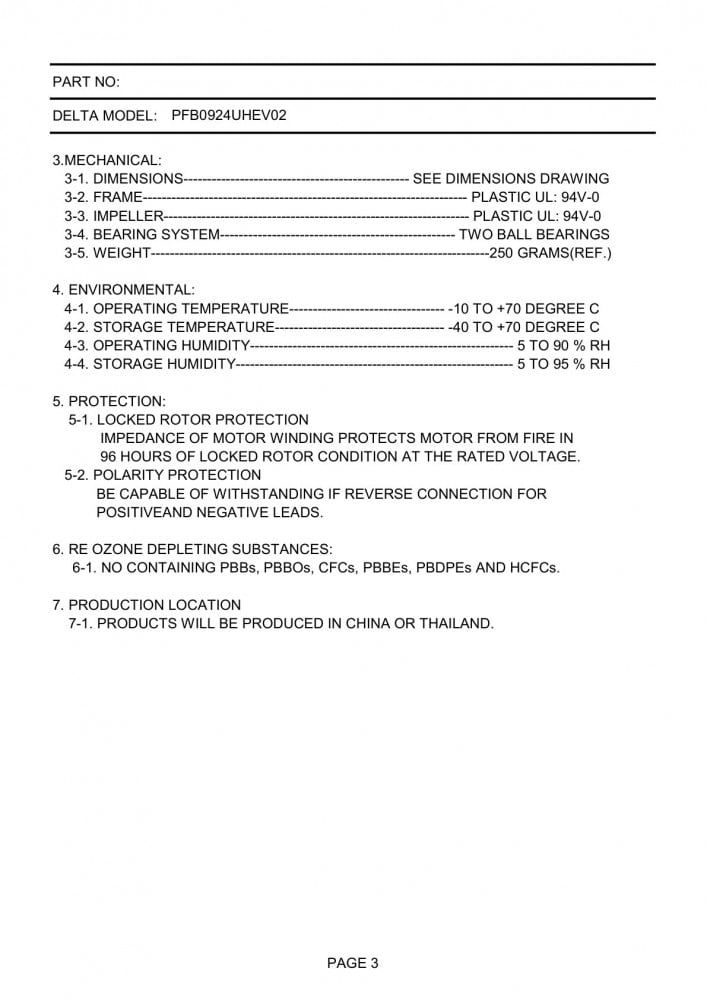 PFB0924UHEV02 D P-Q curve
