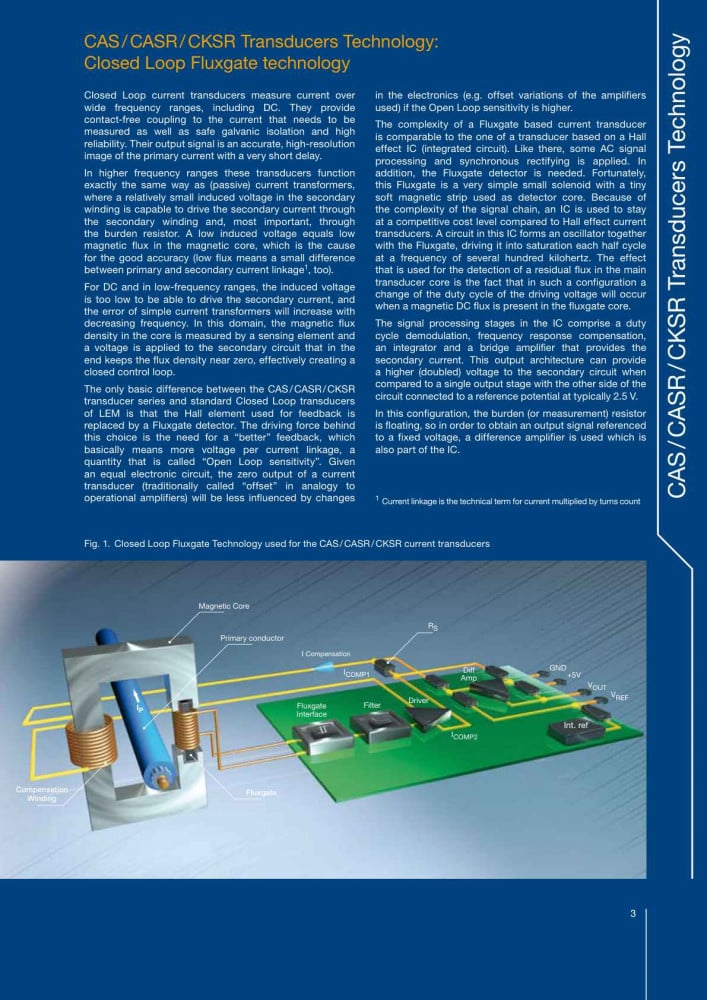 LEM CAS series technical document page 3