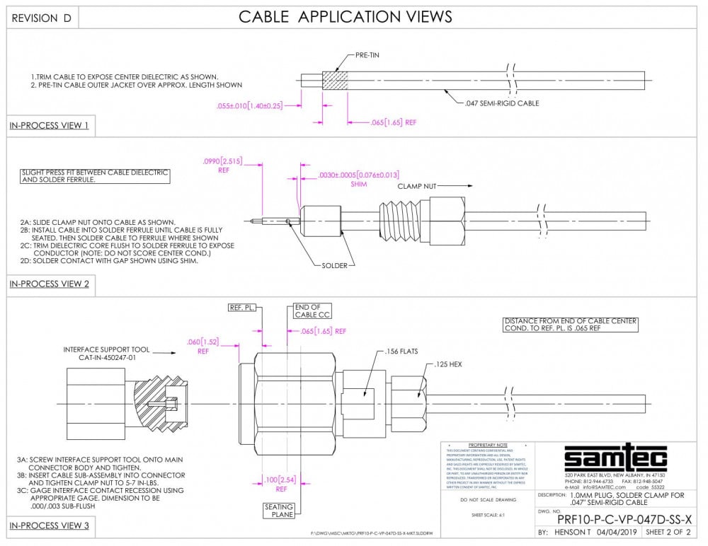 PRF10-P-C-VP-047D-SS technical document page 2
