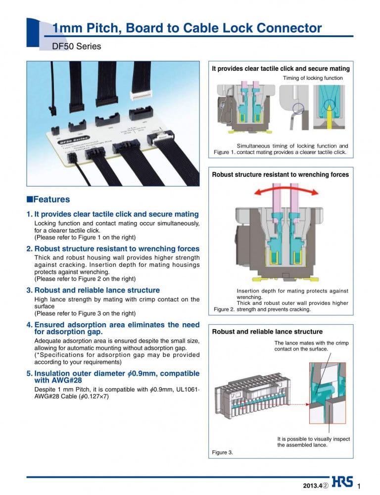 HRS DF50 series document page 1