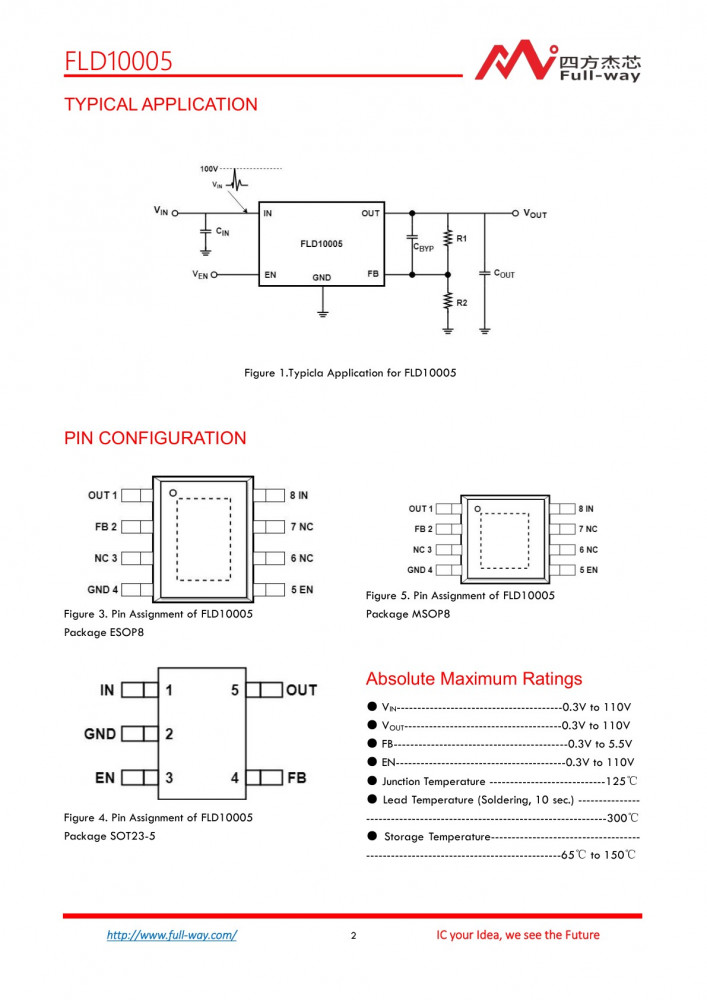 FLD10005 datasheet page 2