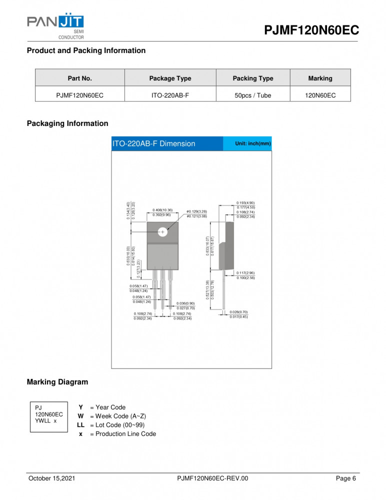 PJMF120N60EC datasheet page 6