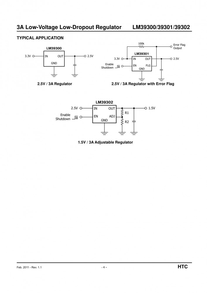 LM39302R datasheet page 4