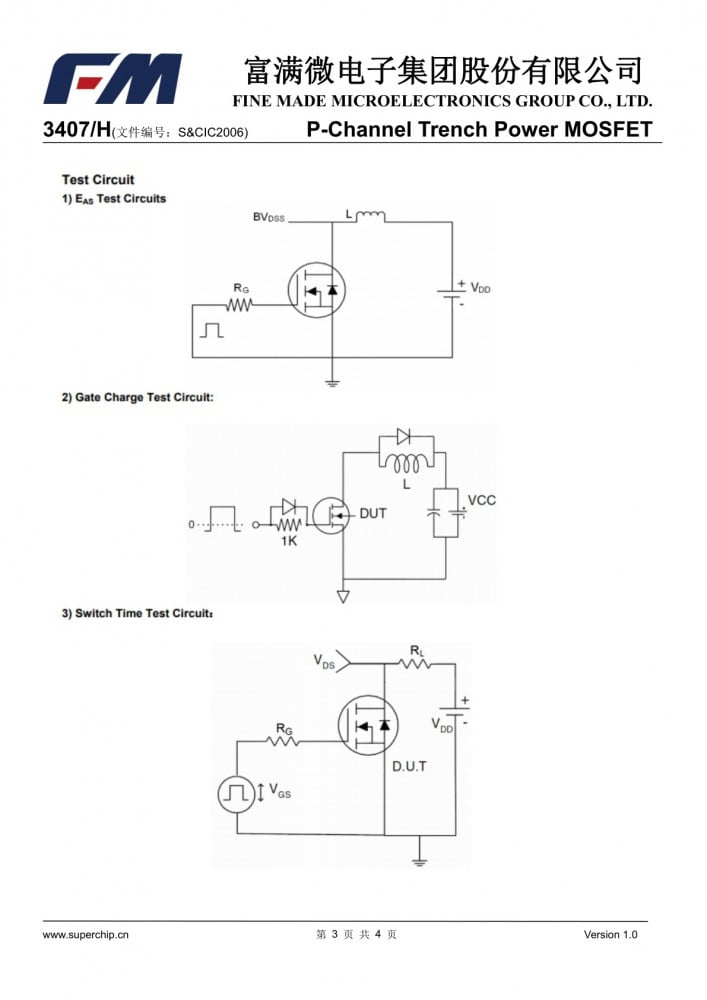 FM 3407/H datasheet page 3