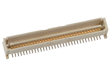 1.00mm Mezz (IEEE 1386) Plug, Surface Mount, Dual Row, Vertical Stacking, 64 Circuits, 6.35mm Unmated Height, without PCB Locator Pegs, without Robotic Placement Metal Cap, Tube Packaging for sale