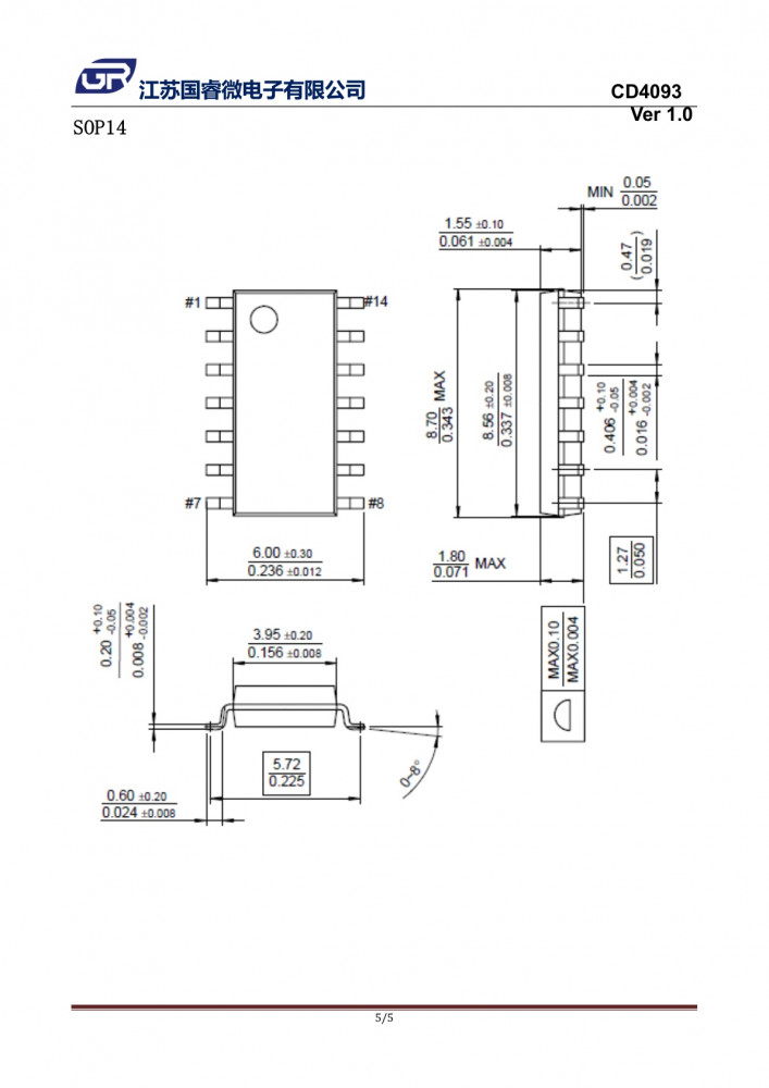 CD4093 technical document page 5