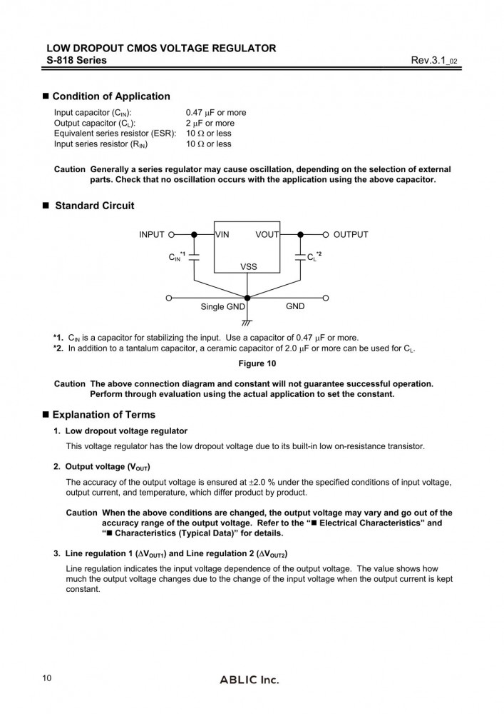 S-818 datasheet page 10