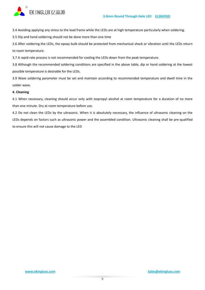 EL304YGD datasheet page 9