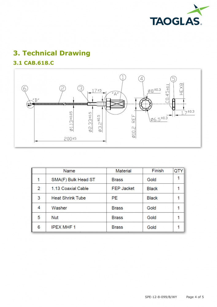 CAB.618C technical document page 4