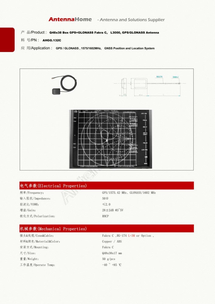 AHGG.132C product document page 1