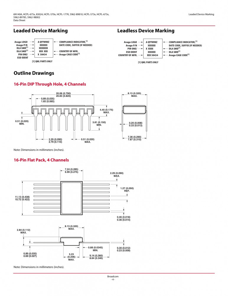 HCPL-5730 datasheet page 4