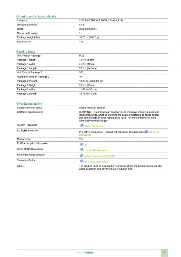 SSD1A345BDRC3 technical document page 3