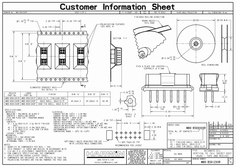 M80-8501245R technical document preview