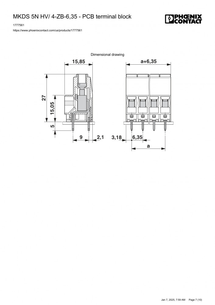 Phoenix Contact 1777561 technical document page 7