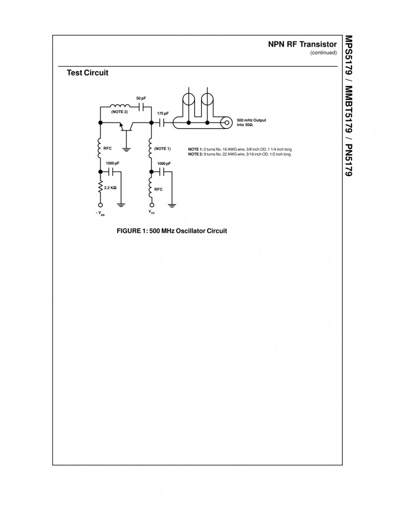 MMBT5179 datasheet page 5