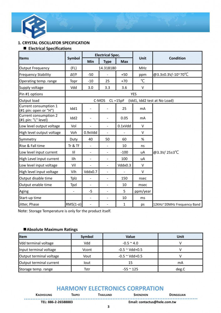 SSI014318I3CH datasheet page 4