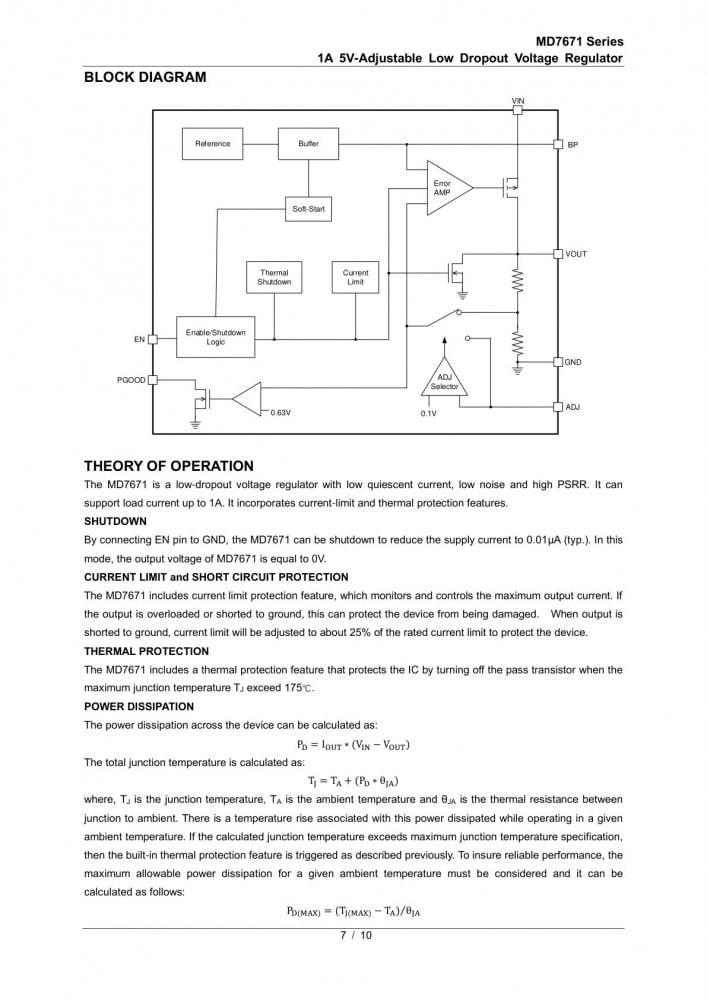 MD7671B50SF4 datasheet page 7