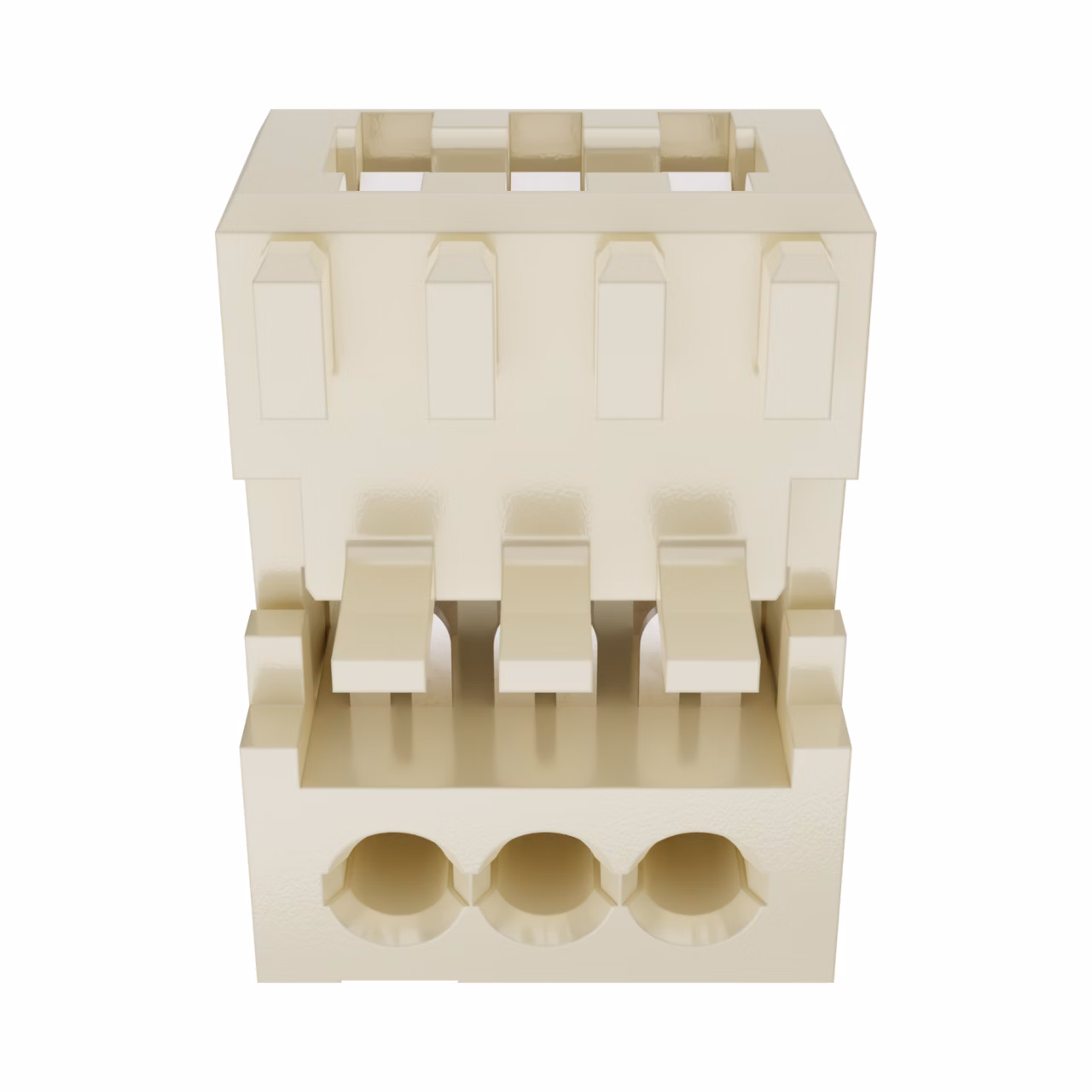 Appli-Mate RAST 2.5 Connector, 2.50mm Pitch, Female, 3 Circuits, No Position Keys Removed, Closed Endwalls, Tin Plating for sale