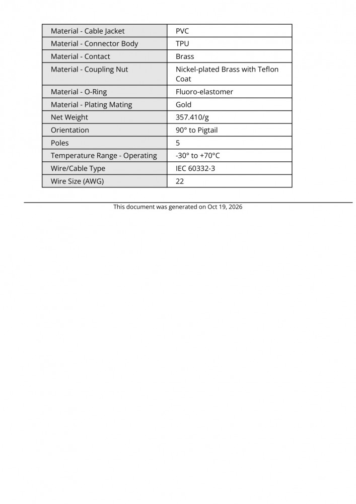 MOLEX product drawing page 3