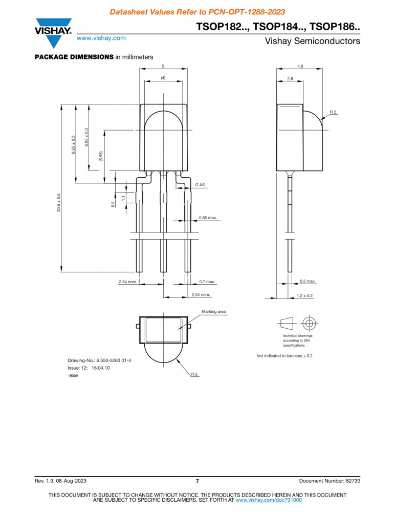 TSOP18238 datasheet page 7