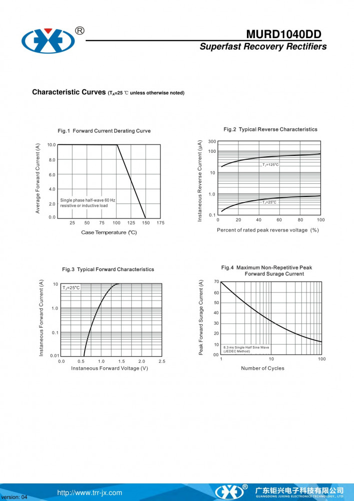 MURD1040DD datasheet page 2