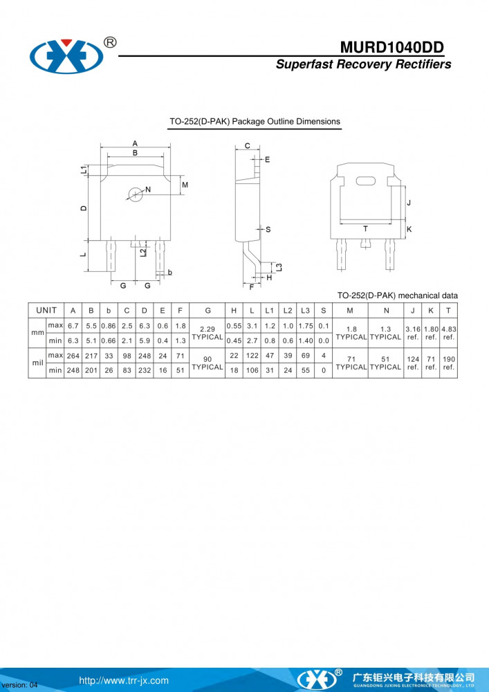 MURD1040DD datasheet page 3