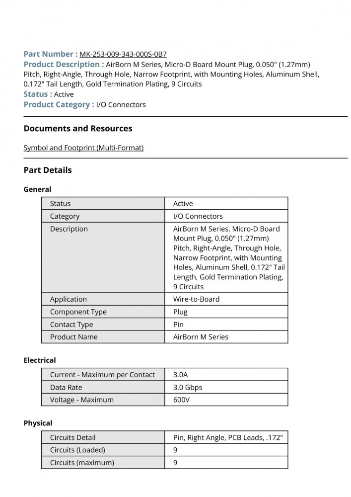 MK-253-009-343-000S-0B7 technical document image, page 1