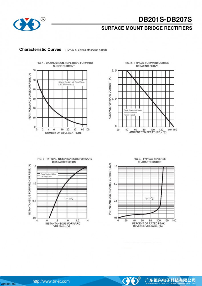 JUXING DB207S datasheet page 2