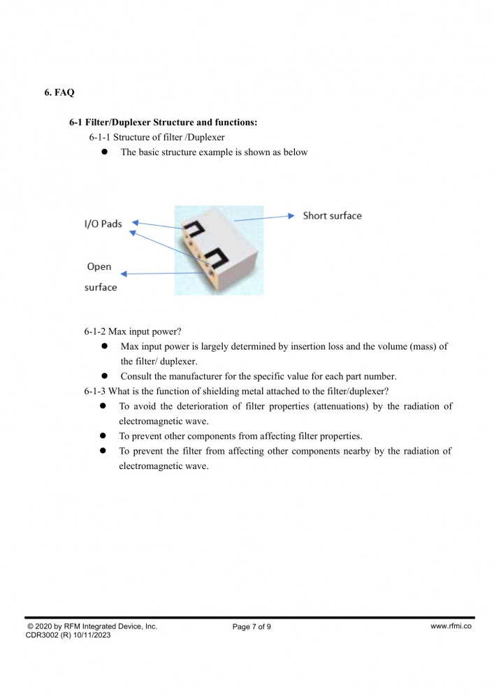 CDR3002 technical document page 7
