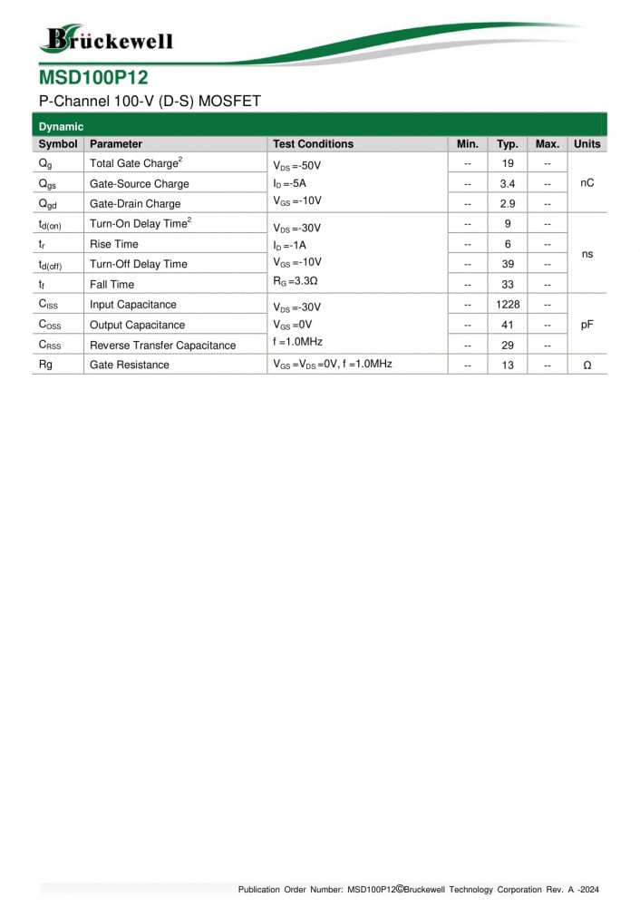 MSD100P12 datasheet page 3