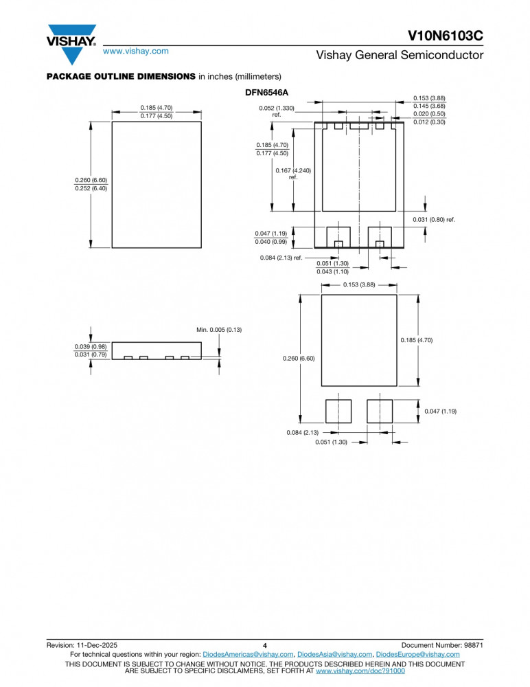 V10N6103C datasheet page 4 preview