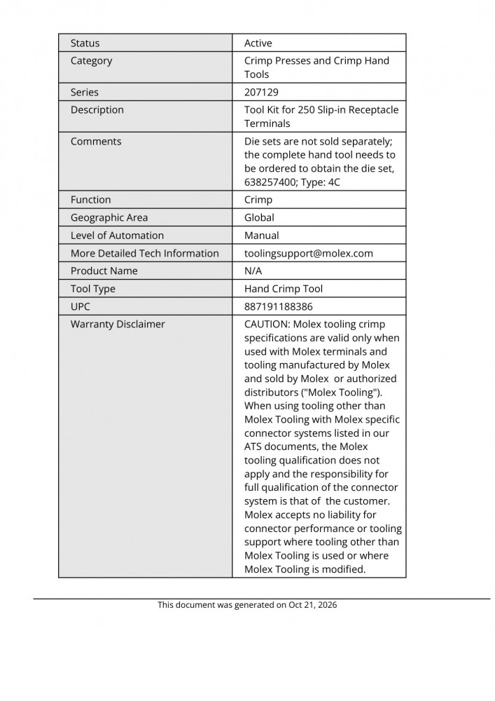 Product document image 2 for MOLEX 638257400