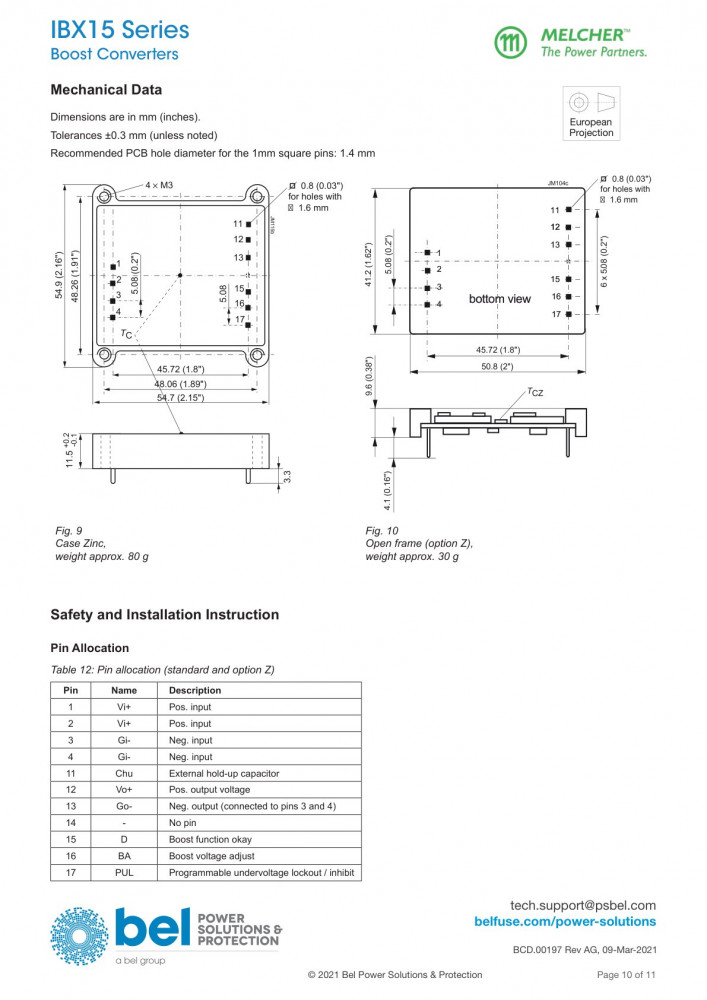 IBX15 datasheet page 10