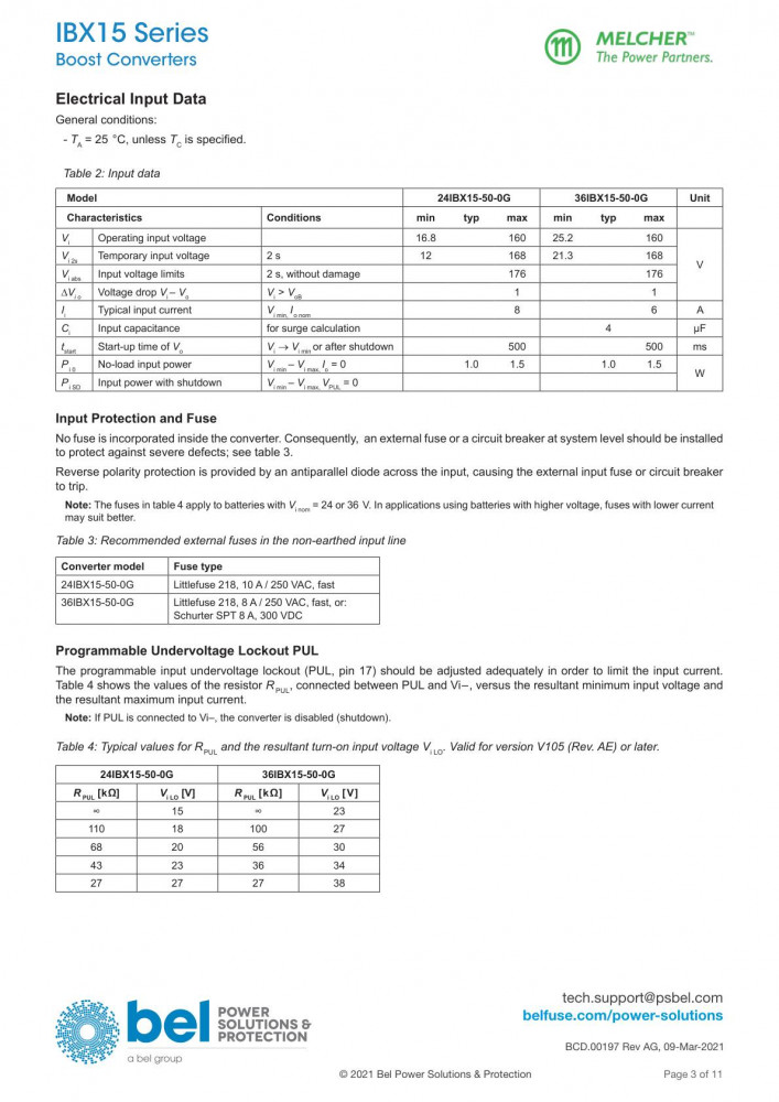 IBX15 datasheet page 3