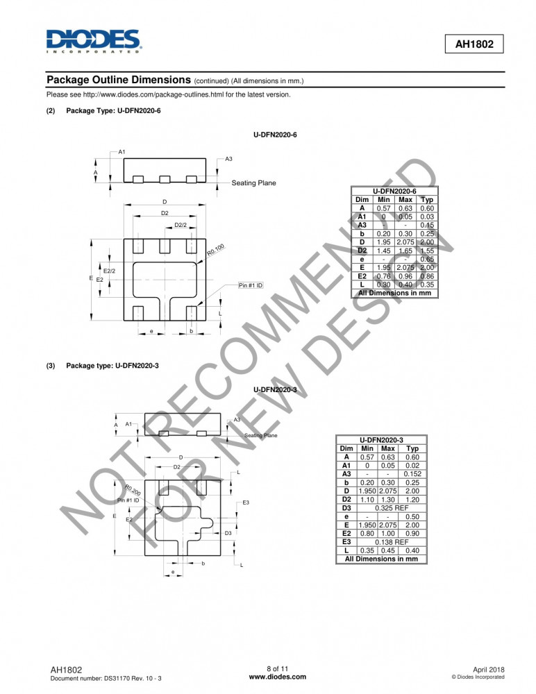 AH1802 datasheet page 8